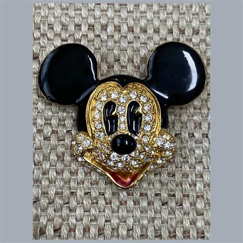 Vintage Napier Disney Mickey Mouse Pin Brooch Original Box Ruby Lane