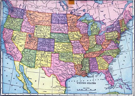 Map Of Usa Showing States