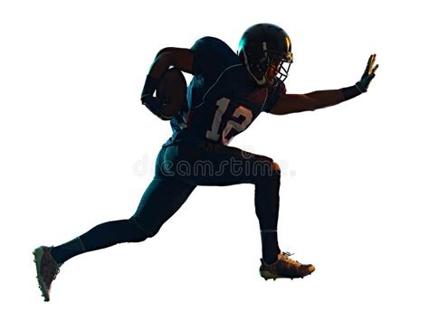 Pintura Negra Aislada Hombre De La Luz Del Fondo Del Jugador De F Tbol