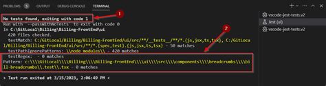 reactjs jest vs code extension not finding individual tests but will run all tests stack