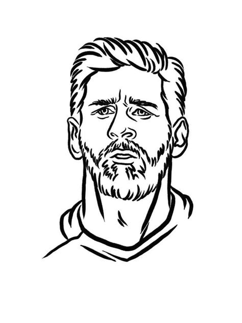 Lionel Messi Ausmalbilder Kostenlose Malvorlagen