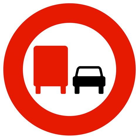 Panneau B3A Interdiction de dépasser au plus de 3 5t I WPS