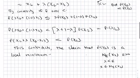 lecture 27 convex programming and global minimum youtube