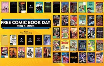 Full Line Up Of Free Comic Book Day 2024 Comic Books Announced Free