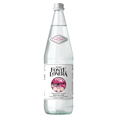 Acqua Fonte Lonera 1 Litro 12 Bottiglie Vetro A Rendere Formato Naturale