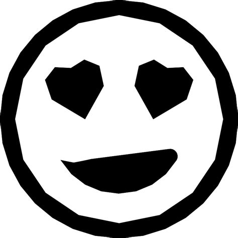 Emoji Heart Eyes Vector SVG Icon SVG Repo