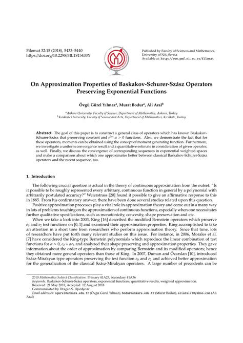 pdf on approximation properties of baskakov schurer szász operators preserving exponential