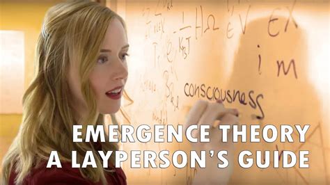 Emergence Theory A Layperson S Guide