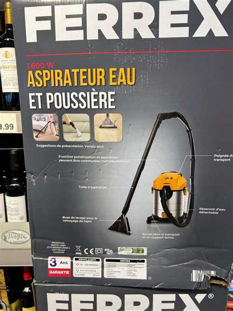 Aspirateur à eau et poussière Ferrex Rieumes 31 Dealabs