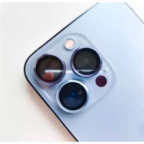 KIT DE PELICULA DE VIDRO PARA CAMERA DE IPHONE ANEL METALICO PARA