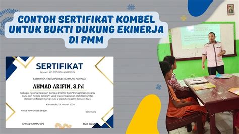 CONTOH SERTIFIKAT KOMUNITAS BELAJAR CARA MEMBUAT SERTIFIKAT