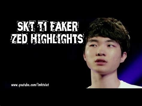 Skt T1 Faker Zed