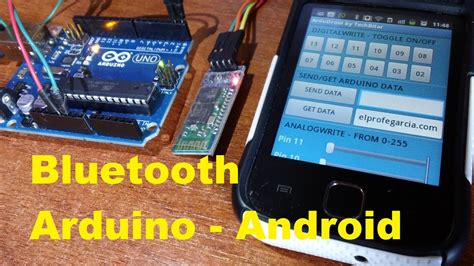 Control Del Arduino Desde Su Tel Fono Android V A Bluetooth Youtube