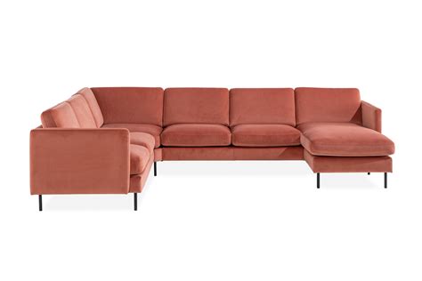 Theodin Hjørnesofa med Diva højre Velour Møbler Trademax