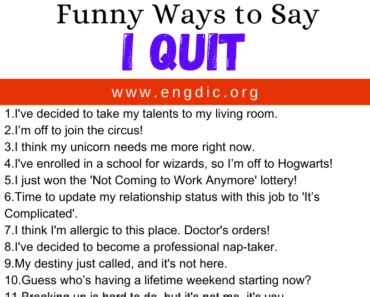 30 Funny Ways To Say Youre Nervous EngDic