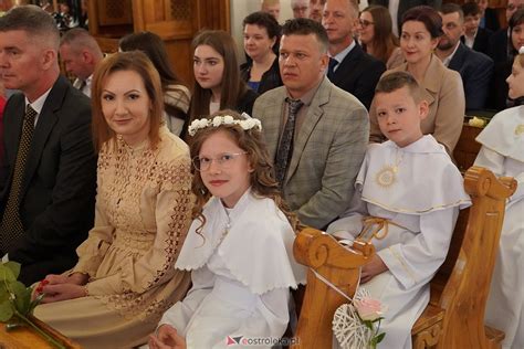 Pierwsza Komunia Święta w kościele pw Nawiedzenia NMP w Ostrołęce