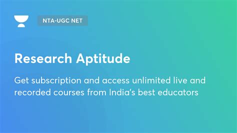 research aptitude nta ugc net and set exams unacademy