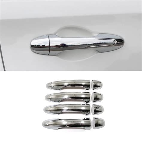 Cubierta De Manija De Puerta Cromada ABS Para Toyota Hilux Revo Rocco
