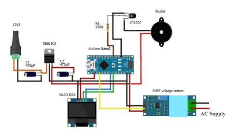 Zmpt B V Ac Voltage Sensor With Arduino Voltage Monitoring