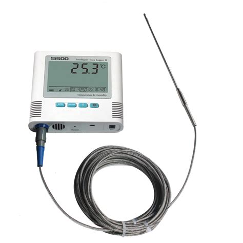 External Single Pt Temperature Sensor Portable Temperature Data Logger