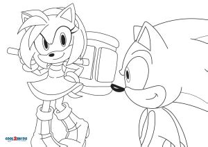 Kolorowanki Amy Rose Darmowe Do Druku