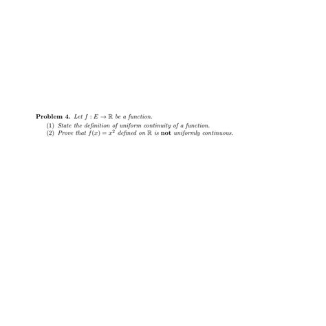 solved problem 4 ﻿let f e→r ﻿be a function 1 ﻿state the