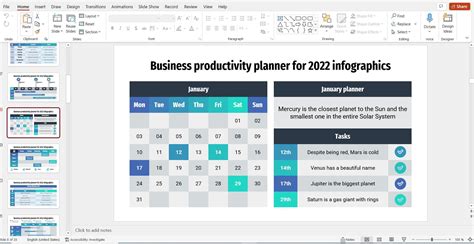 How To Make A Calendar In PowerPoint