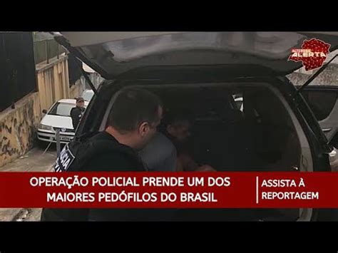 A polícia de SP prendeu um homem apontado como um dos maiores pedófilos