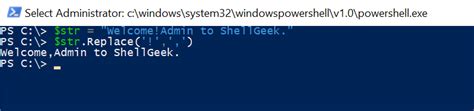 powershell replace how to use to replace string shellgeek