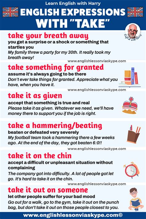 Advanced Expressions With Take Study English Advanced Level