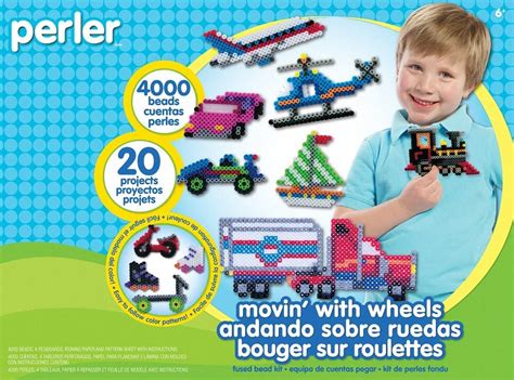 Perler Fun Fusion Fuse Bead Activity Kit Movin With Wheels Jewellery