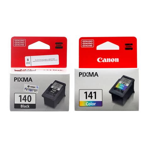Kit Cartucho Canon Pg 140 141 Preto Color No Shoptime