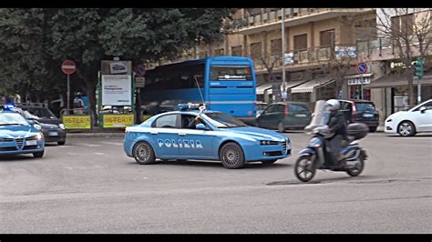 HD Sirena Polizia VERY RARE 2x Polizia In Sirena Con AR 159 Con