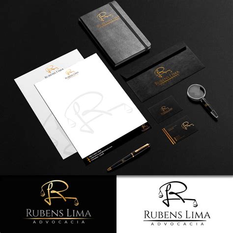 Identidade Visual Kit Logo Logotipo Marca Advogado Elo