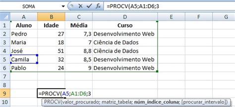 PROCV Excel o que é para que serve e passo a passo para usar