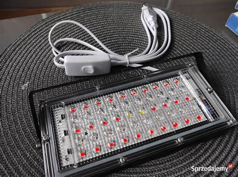 LAMPA LED GROW DO UPRAWY ROŚLIN 50W 30W PRZEWÓD 1 5M Jastrzębie