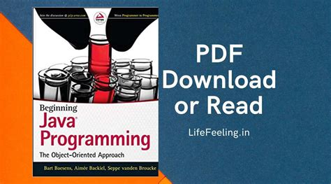 [pdf] beginning java programming by bart baesens pdf download read lifefeeling