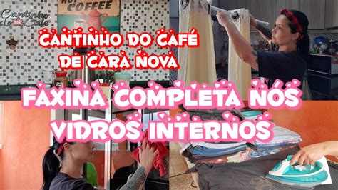 FAXINA PESADA E COMPLETA LAVEI VIDROS INTERNOS PASSEI MUITA ROUPA