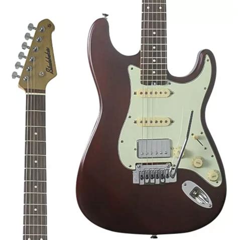 Guitarra Studebaker Stratocaster Sky Hawk Strato Hss Cherry
