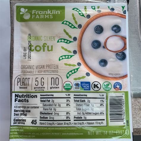 Franklin Farms Organic Silken Tofu Reviews Abillion