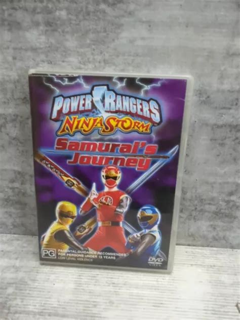 POWER RANGERS Ninja Storm Samurai S Journey DVD 2004 Region 4