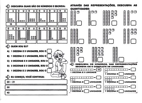 Dezenas e unidades Representações de quantidades Alfabetização Blog