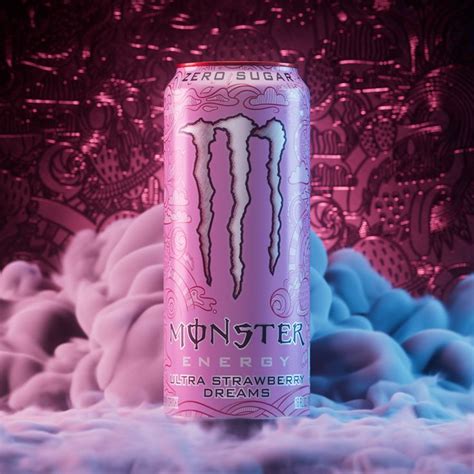 Monster Energy Ultra Strawberry Dreams Sugar Free Energy Drink
