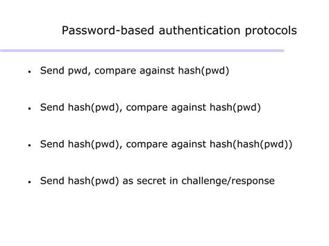 ppt lecture 4 authentication powerpoint presentation free download id 6749645