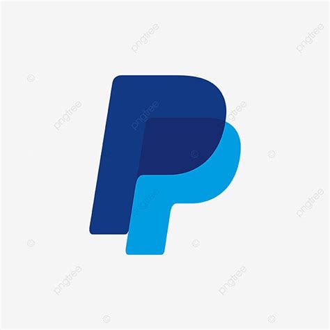A Blue Letter P On A White Background
