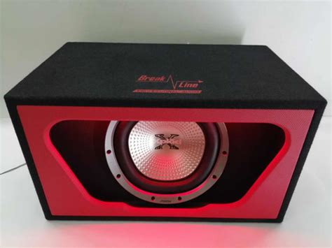 Cajón Para Subwoofer 12 Mdf 19mm Ventilado Con Luz Led Envío gratis