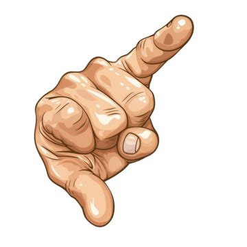 Index Finger Clipart Transparent Png Hd Left Index Finger Pointing