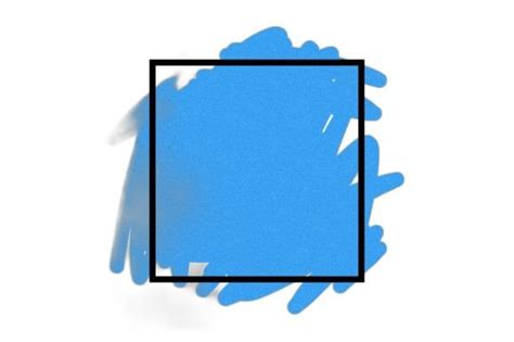 Blue Marker Shading Square Frame Vector Graphic By Arsa Adjie