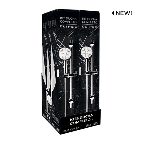 EXPOSITOR KIT BARRA DUCHA XENA 4 Baño Duchaflex