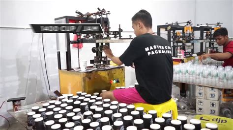 Mesin Sablon Media Silinder Semi Otomatis Khusus Umkm Youtube